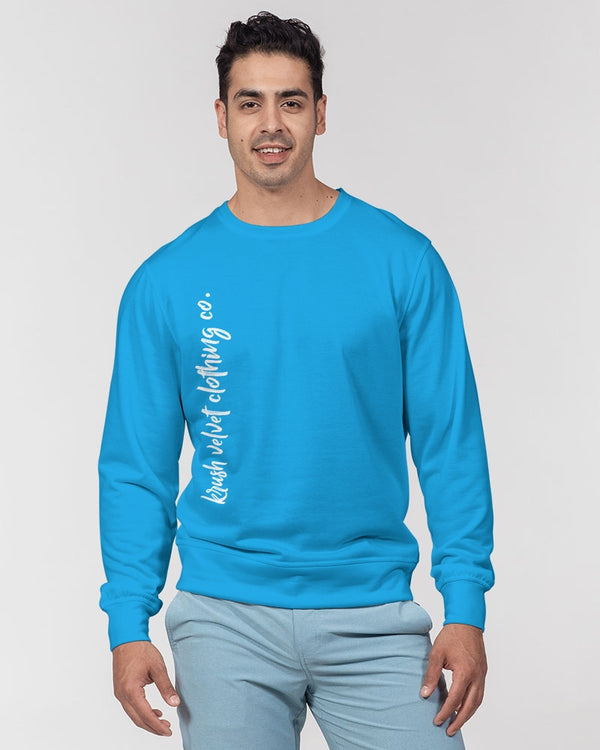 Blues Clues Men's Classic French Terry Crewneck Pullover - Krush Velvet